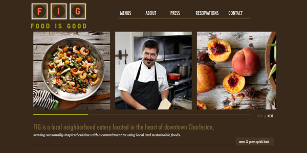 Top 50 Most Appetizing Designs for Food Websites