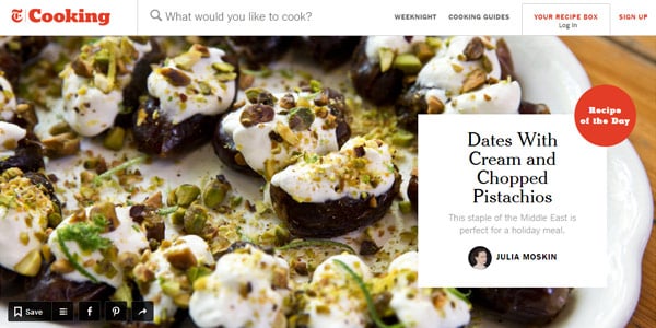 Top 50 Most Appetizing Designs for Food Websites