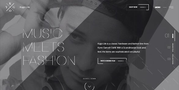 60 Beautiful Examples of One Page Website Design Inspirations