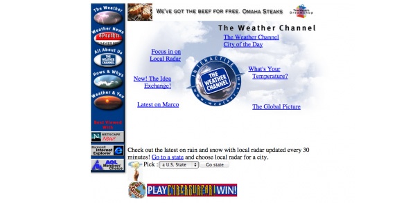 What Popular Websites Used To Look Like